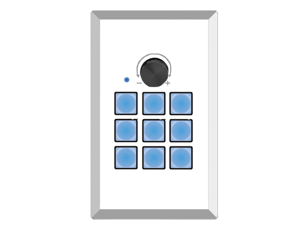 9–Button Programmble PoE IP Control Keypad – AUDTEC – Your affordable ...